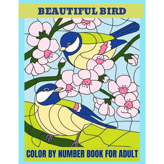 Birds Color By Number: Easy Coloring Pages(Activity Books for Adult ...