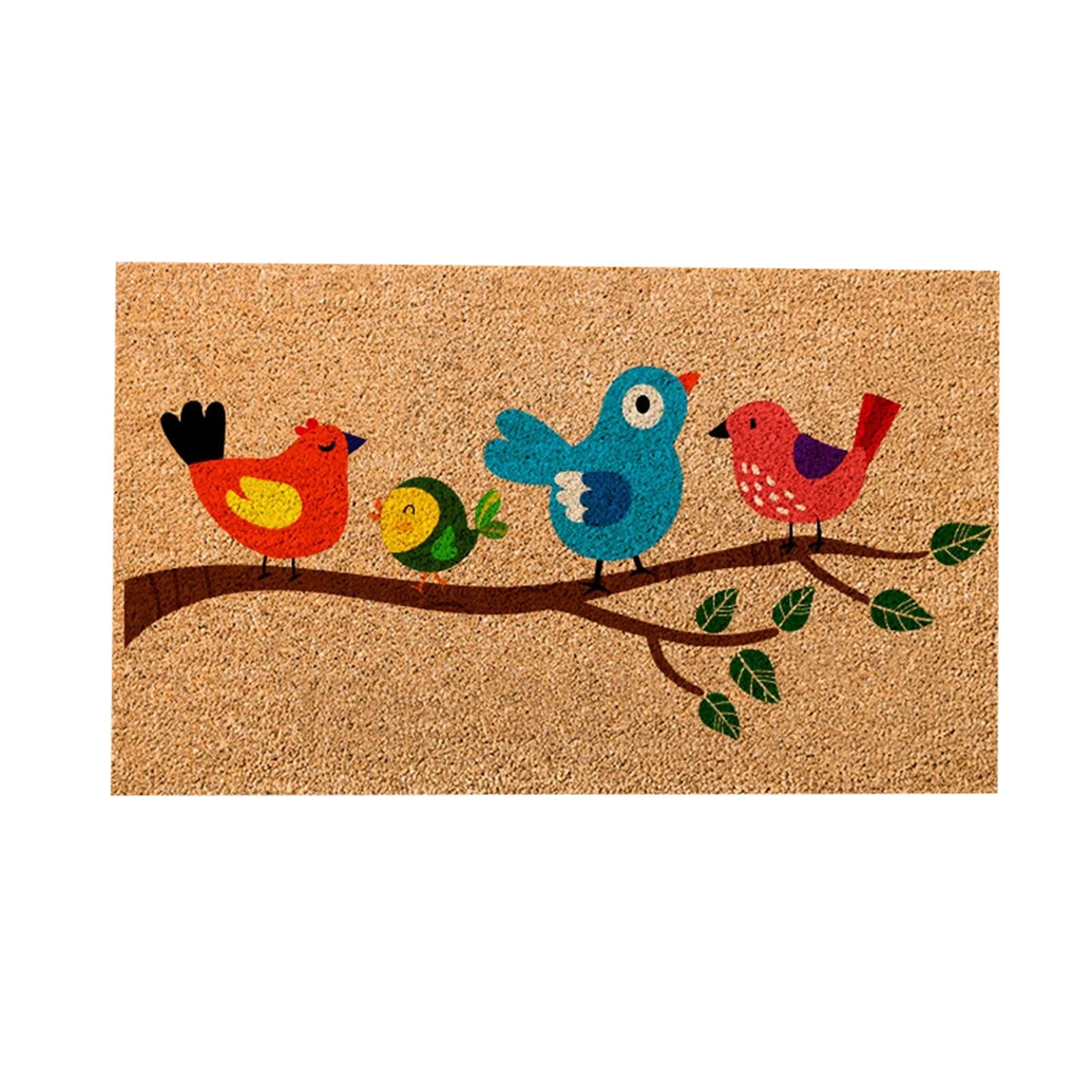 Birds Doormat Birds Cute Decor Funny Cute Doormat Door Mat Welcome ...