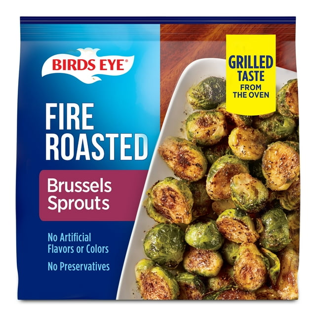 Birds Eye Fire Roasted Brussels Sprouts, Frozen Vegetables, 12 oz ...