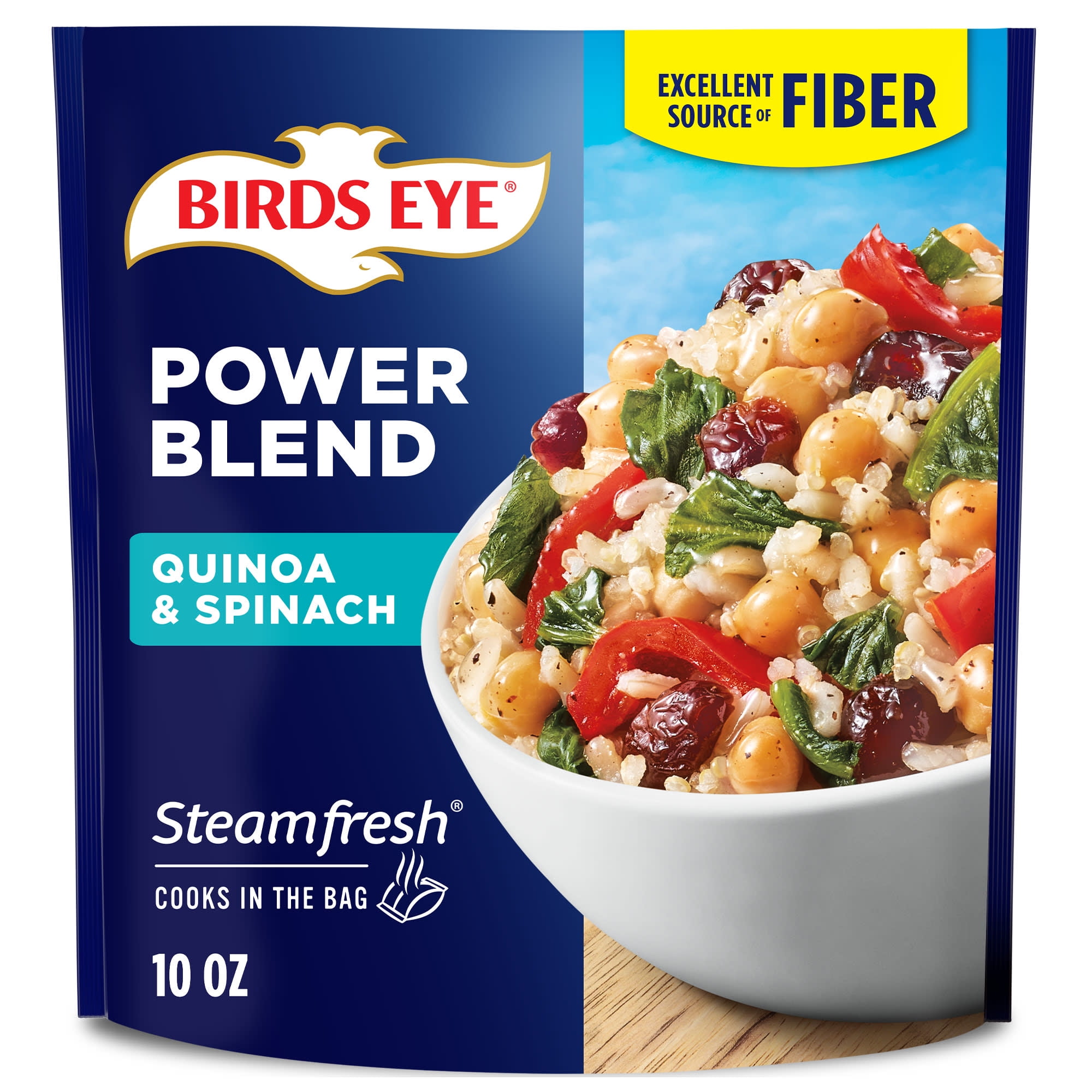Birds Eye Quinoa Spinach Power Blend Frozen Side 10 oz with Vegetables ...