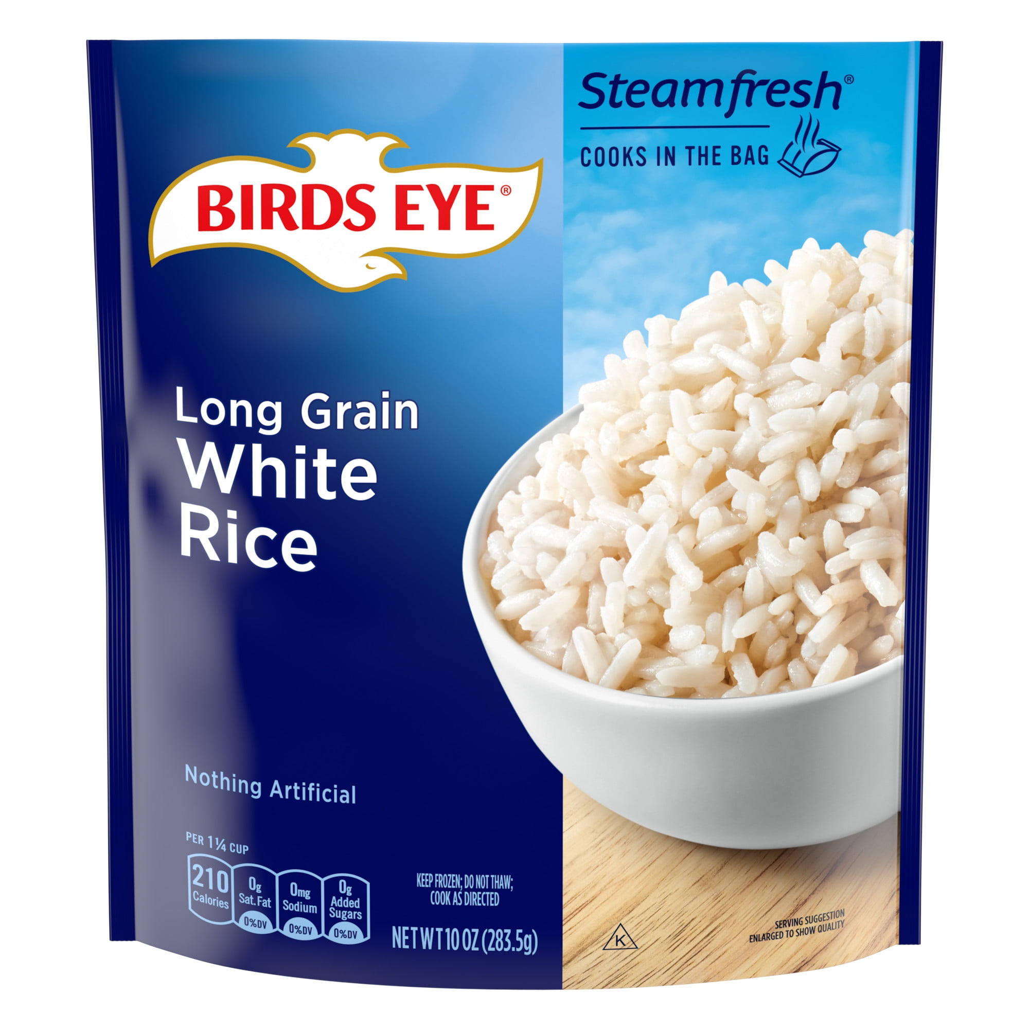 Birds Eye Steamfresh Long Grain White Rice, Frozen, 10 oz - Walmart.com