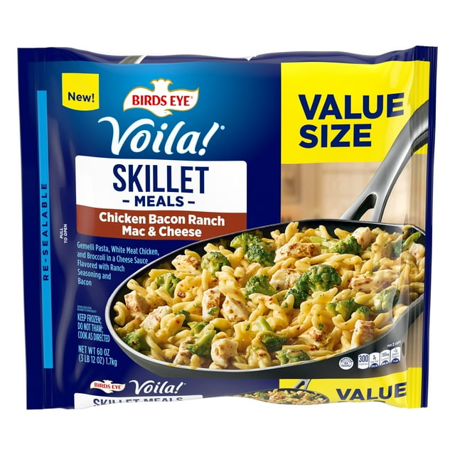 Birds Eye Voila! Chicken Bacon Ranch Mac & Cheese, Value Size Skillet ...