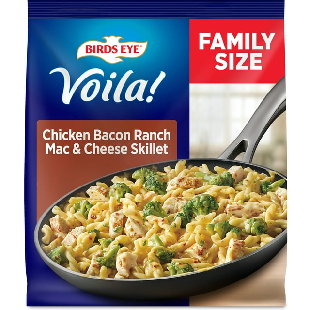 Birds Eye Voila! Chicken Bacon Ranch Mac and Cheese Family Size Skillet ...