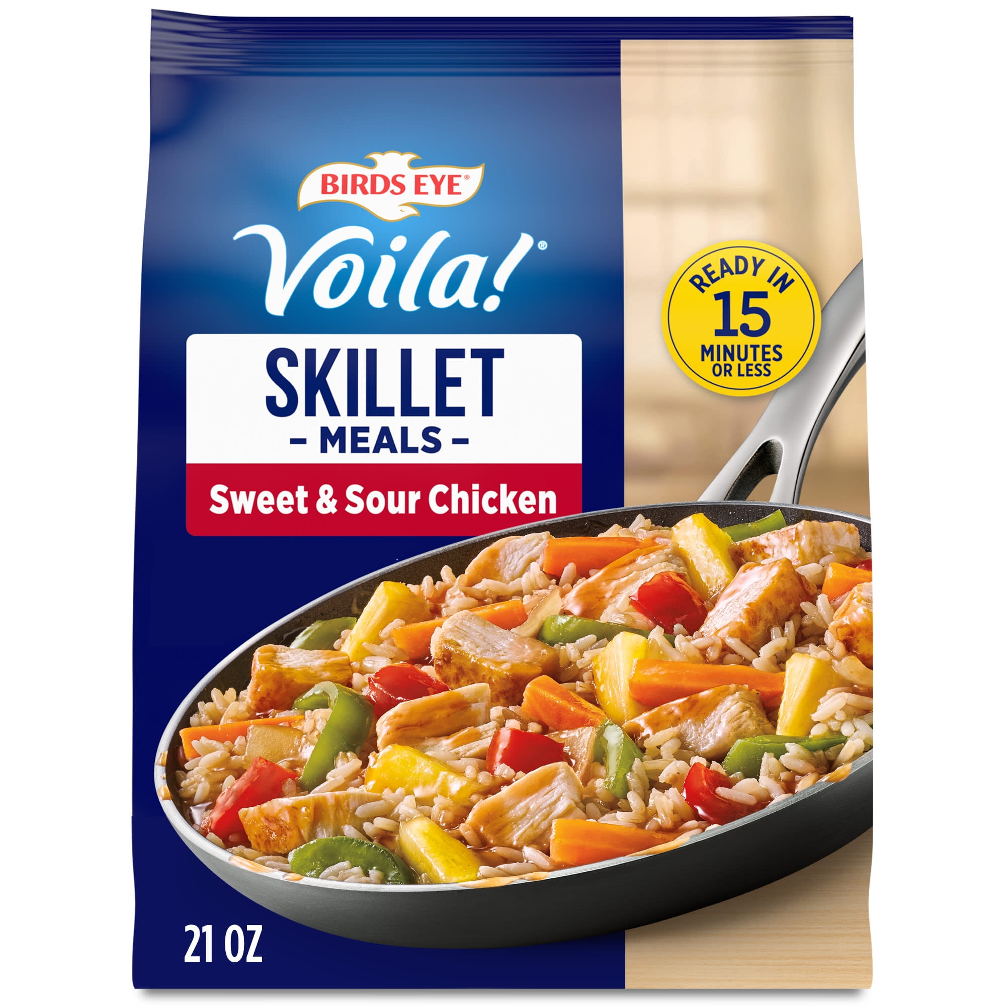Birds Eye Voila! Sweet & Sour Chicken Skillet Meals, Frozen Meal, 21 oz ...