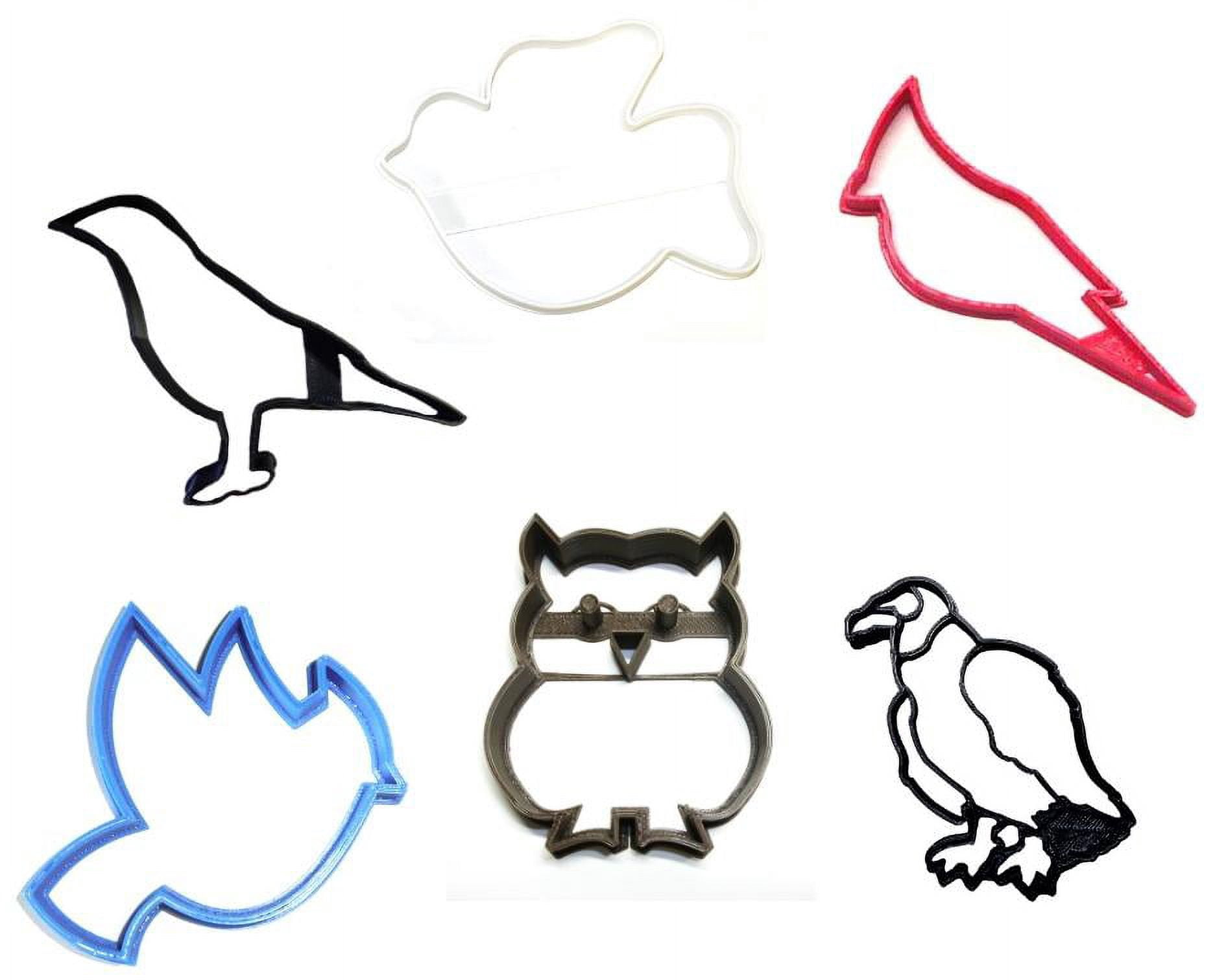 Birds Flying Animal Enthusiast Set Of 6 Cookie Cutters USA PR1382 ...