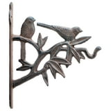 Birds In Tree Cast Iron Decorative Plant Hanger Hook 7.625" Deep by ...