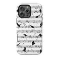 Birds Musical Notes Illustration Phone Case for iPhone 17 16 15 14 13 ...