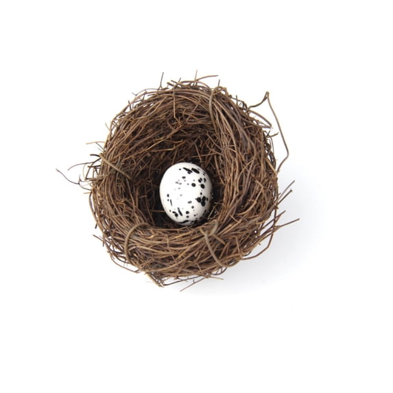Birds Nest Easter Rattan Nest Decorating, Artificial Natural Bird Nest ...