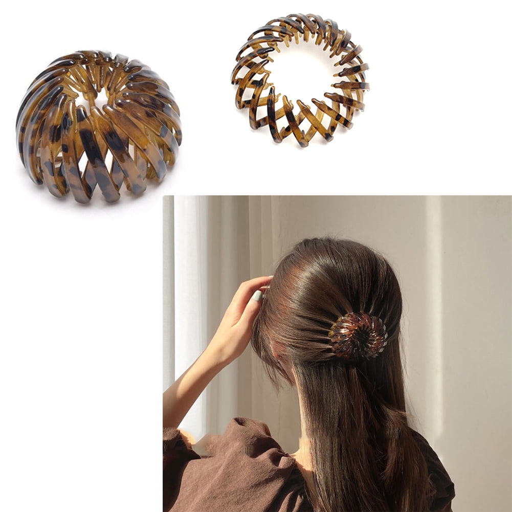 Birds Nest Hair Clip for Women Expandable Ponytail Holder Barrette Hair ...