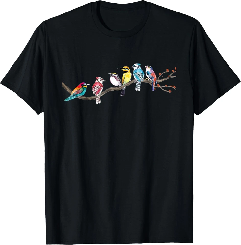 Birds On A Branch Birding Bird Watching Bird Watcher Tee Cool Unisex T ...
