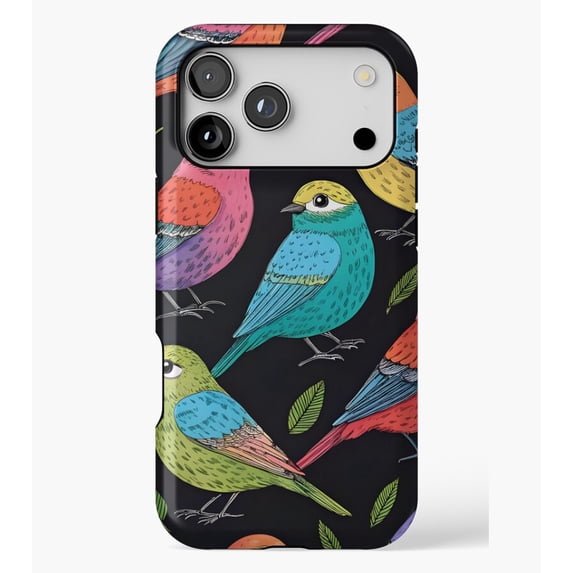 Birds Pattern M510, Case for iPhone 17/16/15/14/13/12/11 Pro Max ...