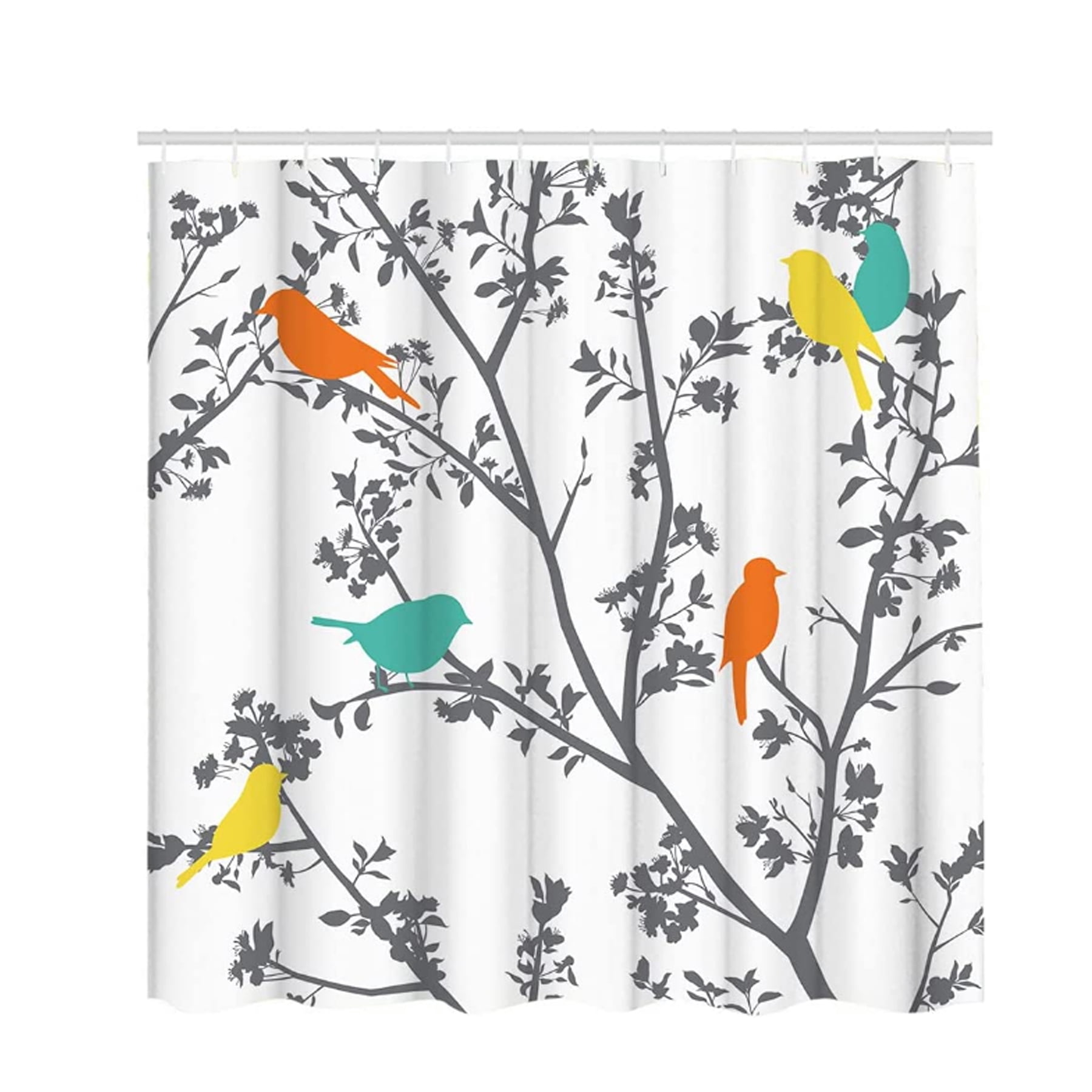 Birds Shower Curtain - Walmart.com