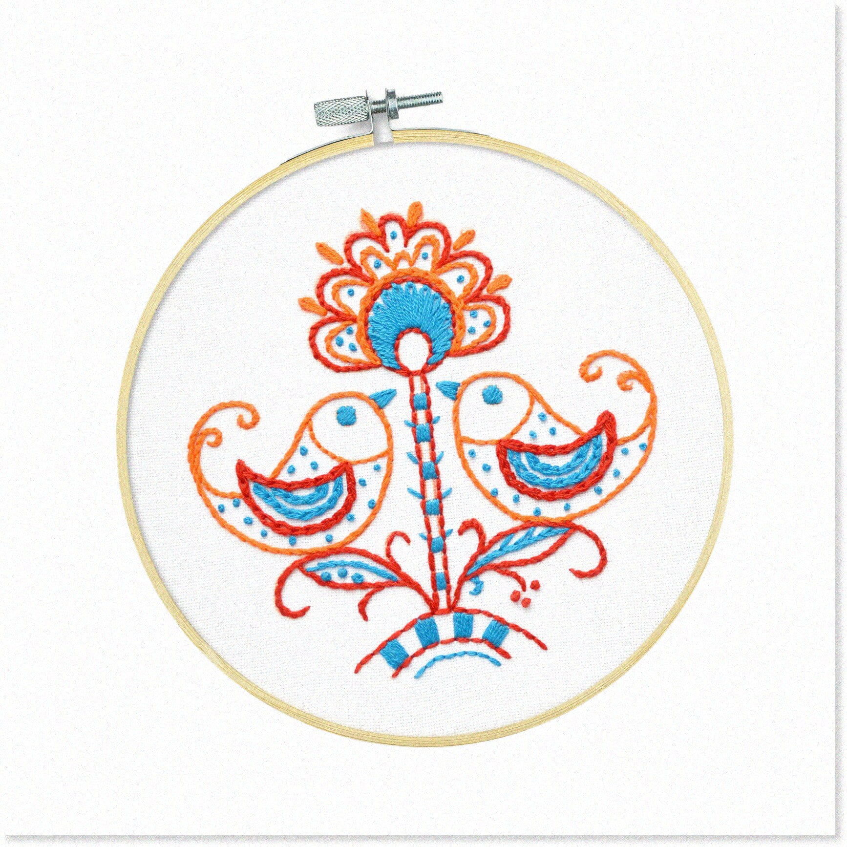 Birds' Stitch & Tweet Embroidery Kit: Fun Starter Set for Beginners ...