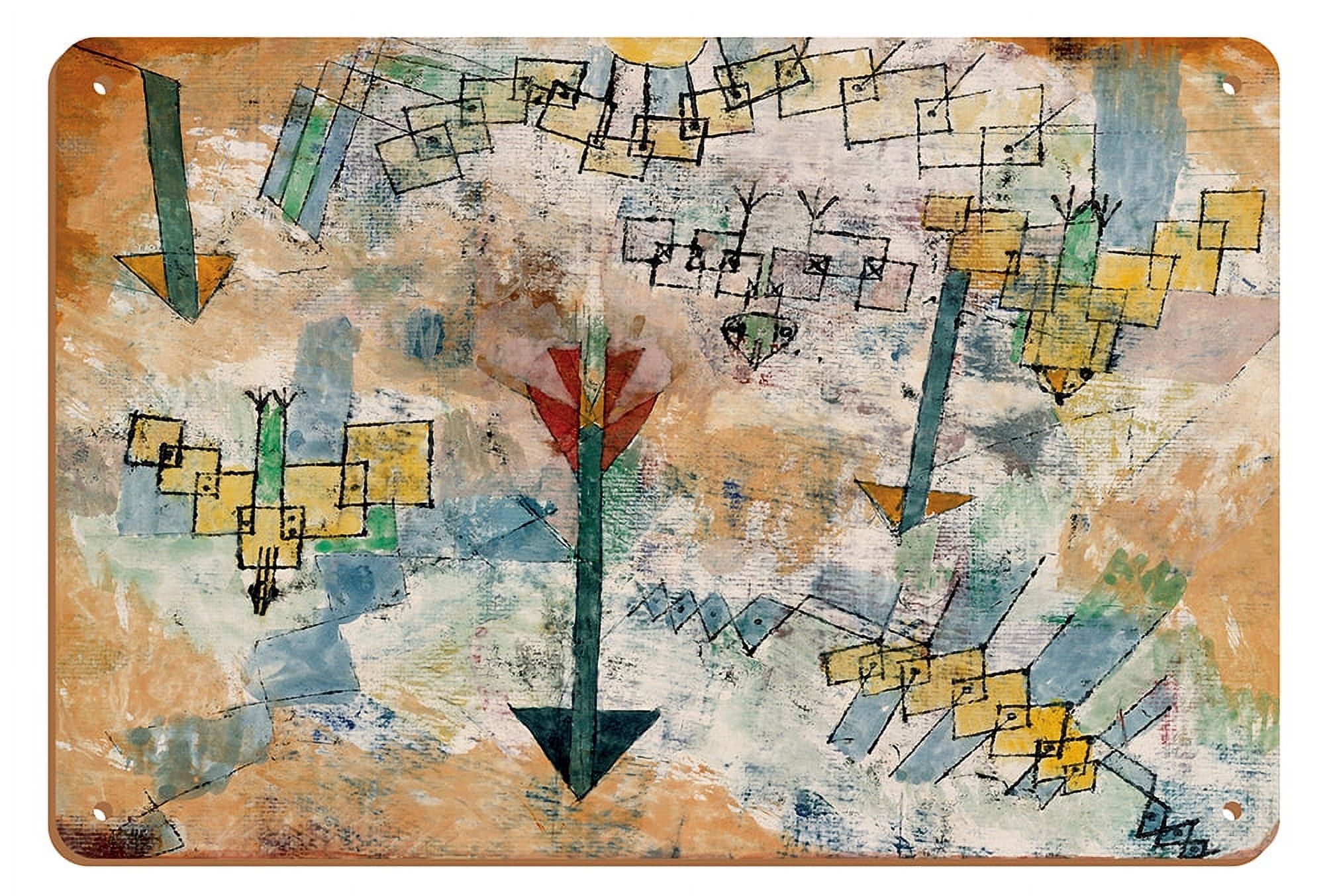 Birds Swooping Down and Arrows - From an Original Cubism Abstract ...