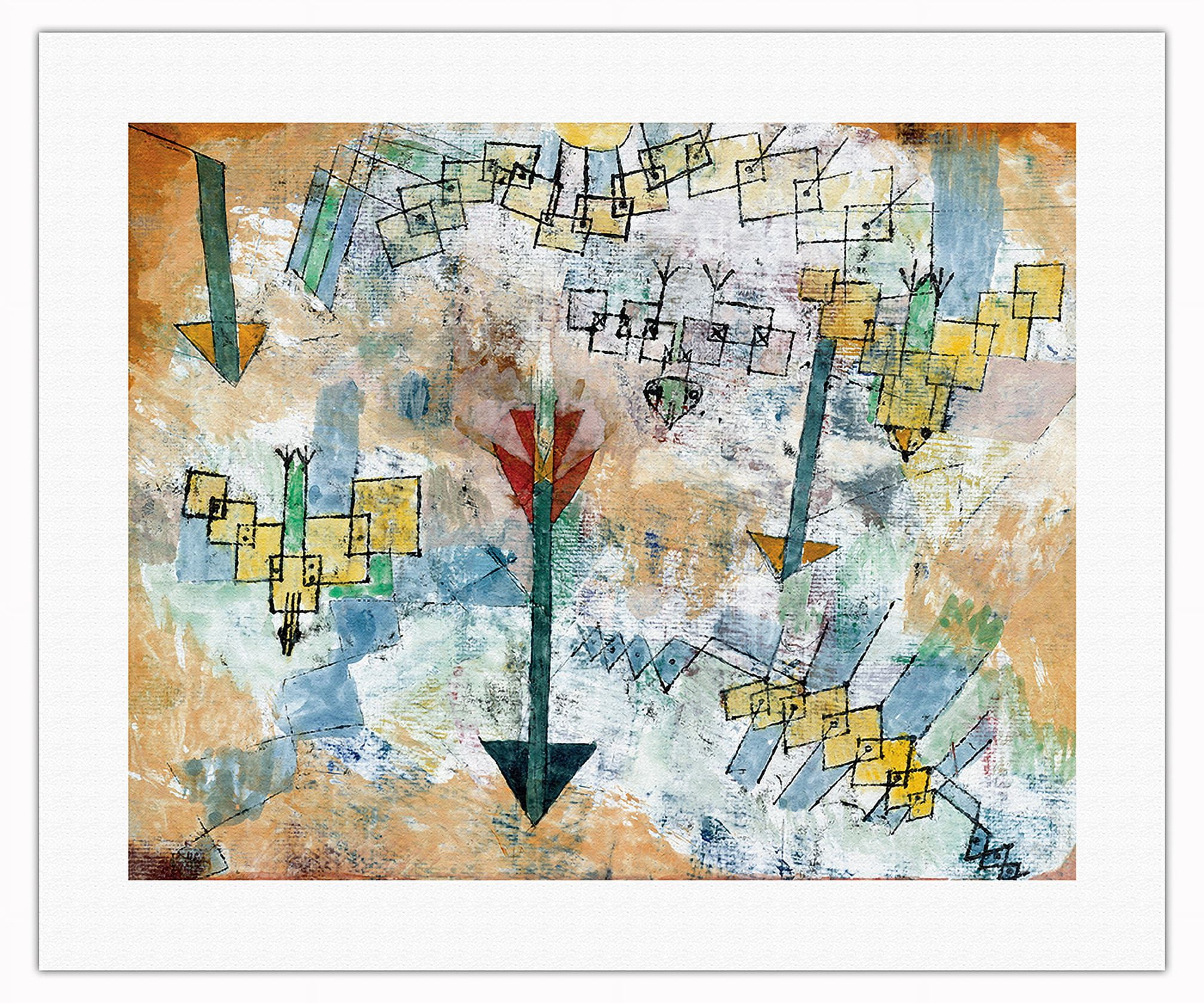 Birds Swooping Down and Arrows - From an Original Cubism Abstract ...
