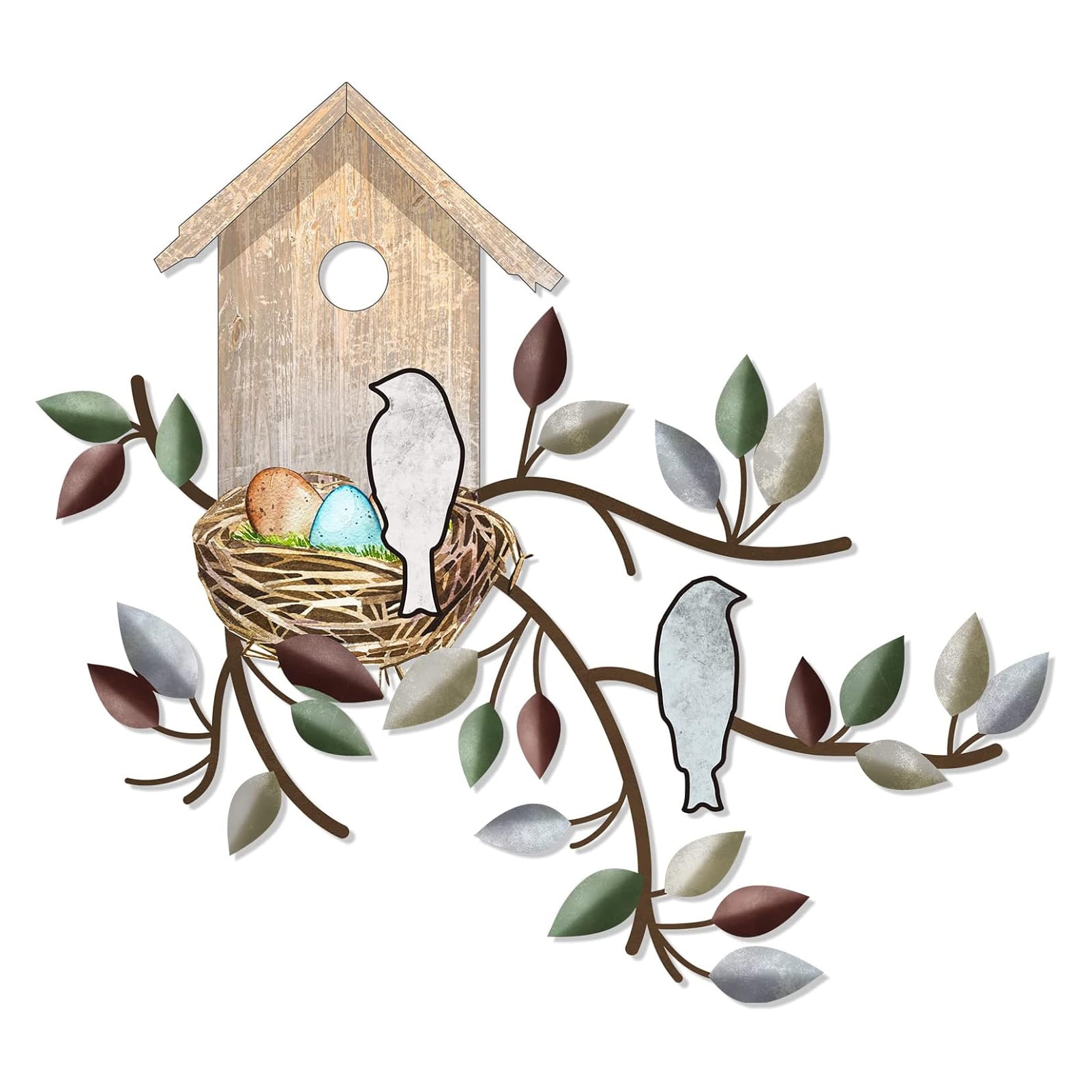 Birds Wall Decor Metal Bird Decor For Wall Outdoor Bird Wall Art ...