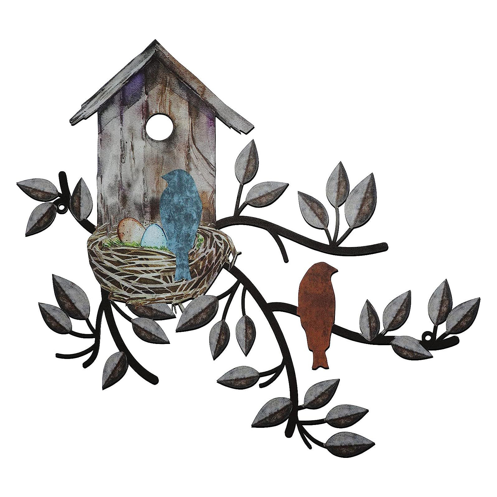 Birds Wall Decor Metal Bird Decor For Wall Outdoor Bird Wall Art ...