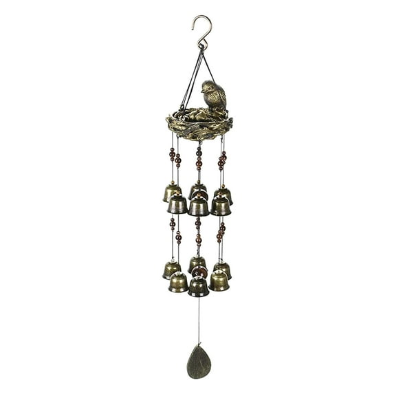 Birds Wind Chime Ornaments Exclusively For Brass Bells Colored Resin ...