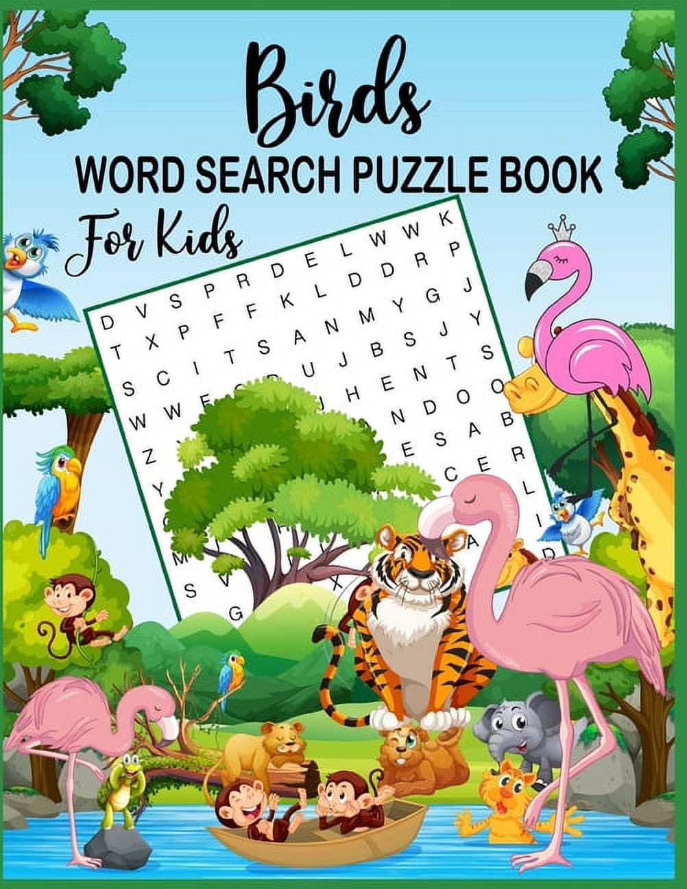 Birds Word Search Puzzle Book For Kids - Walmart.com