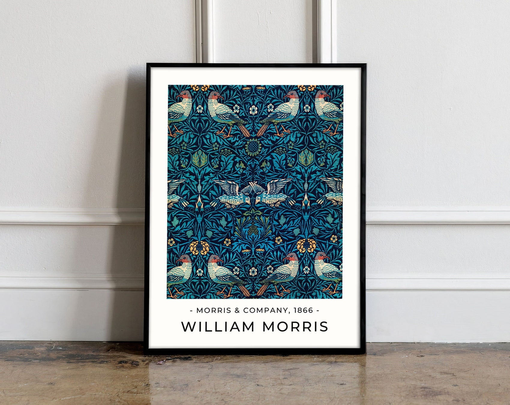 Birds by William Morris Poster, William Morris Print, William Morris Art, Vintage Poster, Floral ...