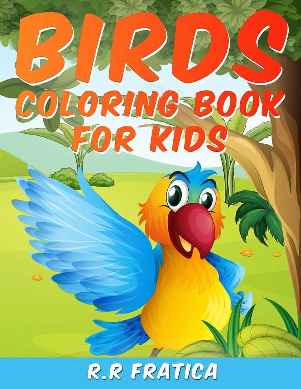Birds coloring book for kids: A Unique Collection Of Coloring Pages, A ...