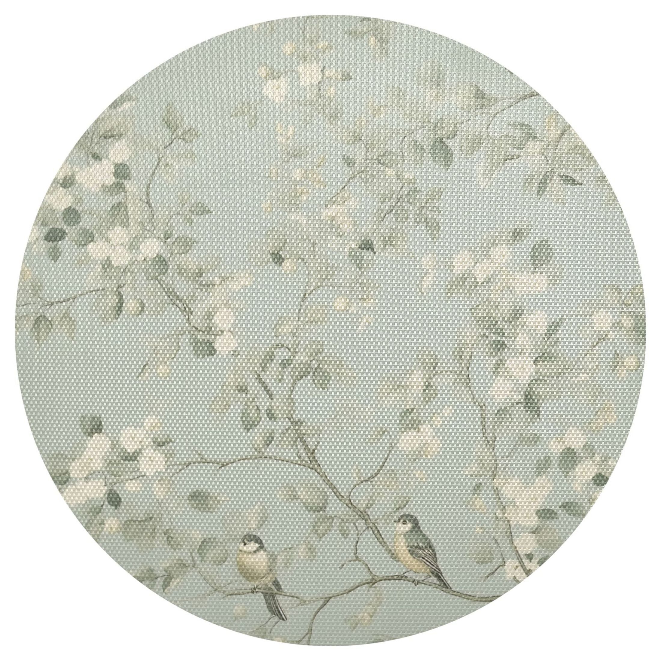 Birds in Bloom 4-Piece 15.4in Heat-Proof PVC Plate Mats, Easy Cut and ...