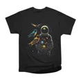 Birds in Space T-Shirt Tee Gift For Him Merch For Her Apparel For ...