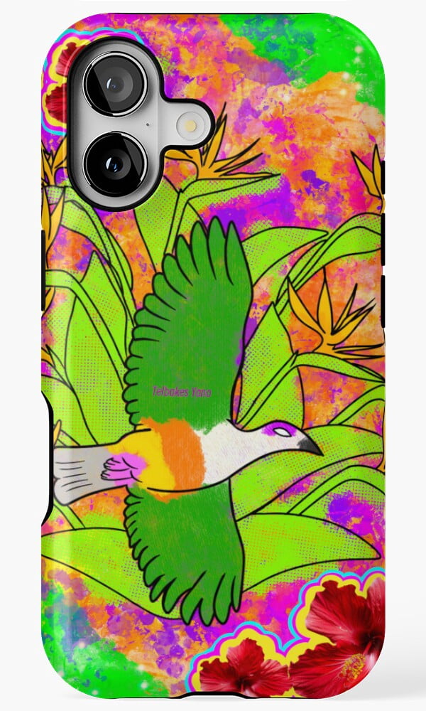 Birds of Paradise Tropical Flower Art Phone Case for iPhone 17 16 15 14 ...