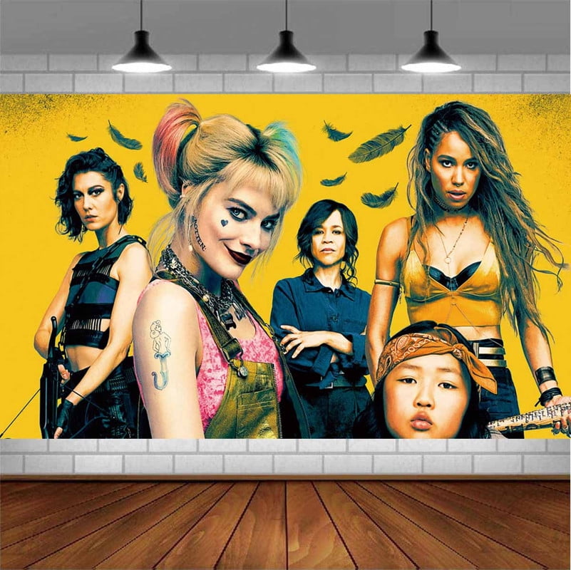 Birds of Prey Backdrop Banner Party Supplies Poster Movie Theme ...