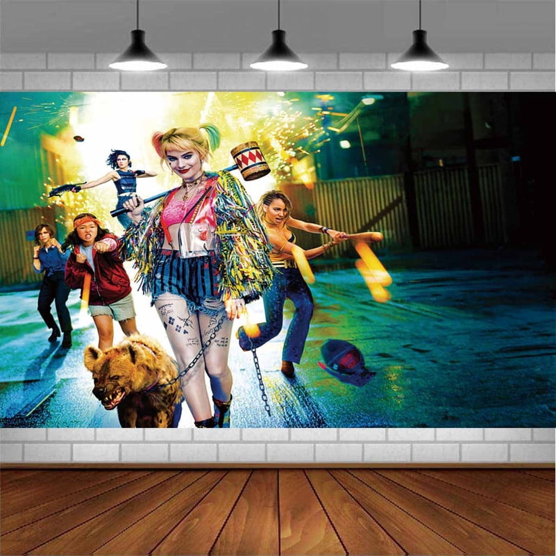 Birds of Prey Backdrop Banner Party Supplies Poster Movie Theme ...