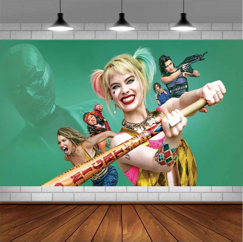 Birds of Prey Backdrop Banner Party Supplies Poster Movie Theme ...