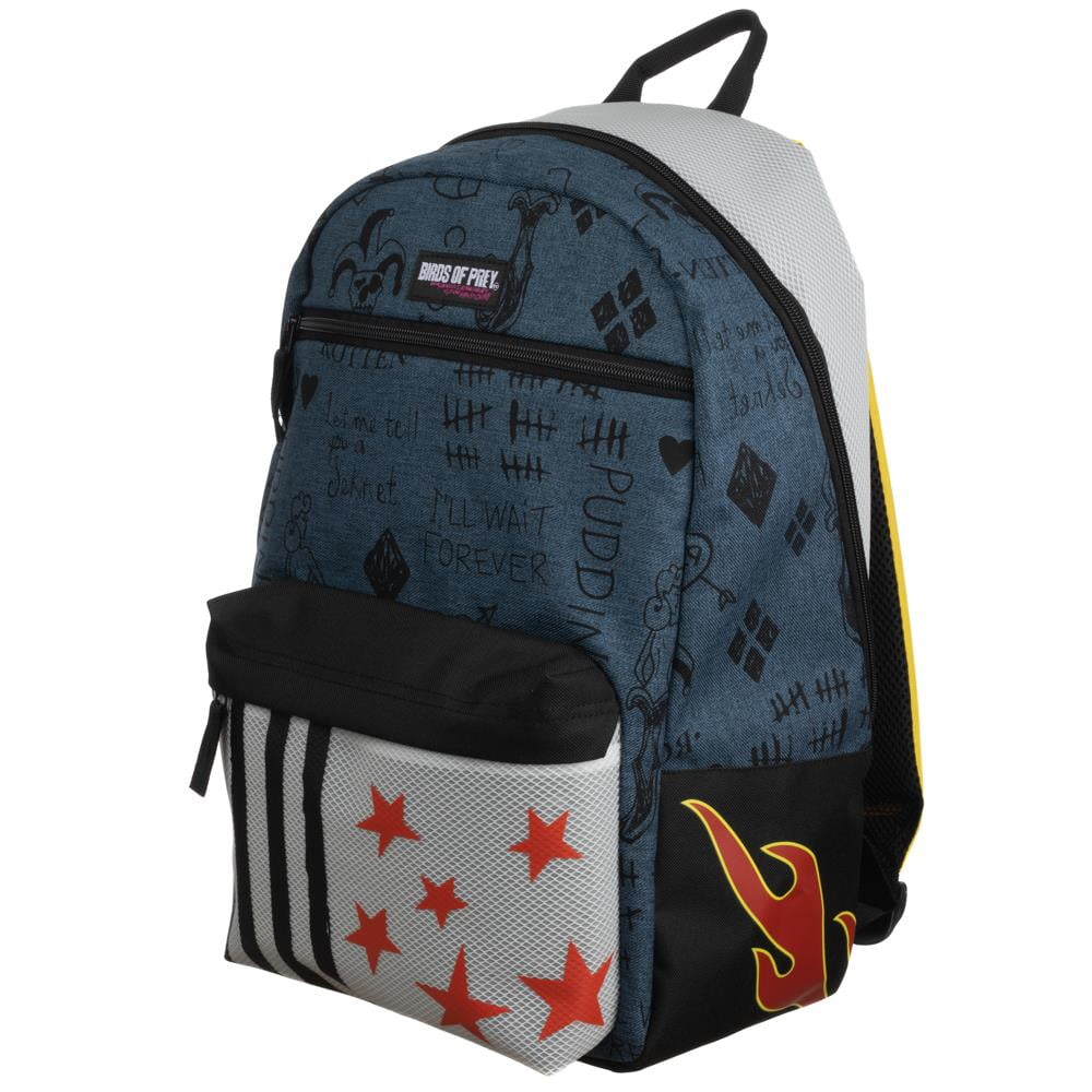 Birds of Prey Harley Quinn Denim Backpack - Walmart.com