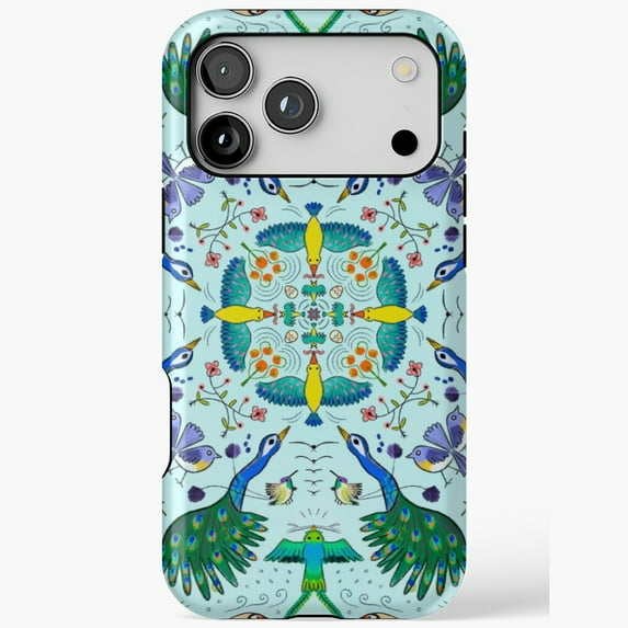 Birds of a Feather Inspirational Quote Artwork iPhone Case 17 16 15 14 ...