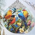 Birds on Branches Stained Glass Orament - Christmas Ornament ...
