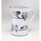 Birds on Limb Design Pitcher, Blue & White - Walmart.com