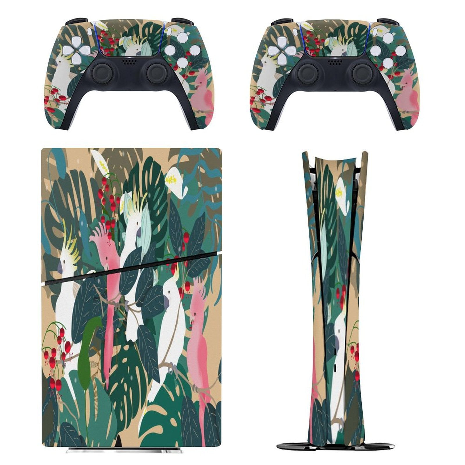 Birds，tropical PS5/PS5 Slim Digital Disc Skin Sticker For Console And ...