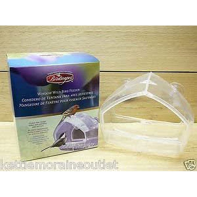 PP-33-4U Birdscapes Clear Window Feeder 348 - Holds 1 Cup, Easy to Fill ...
