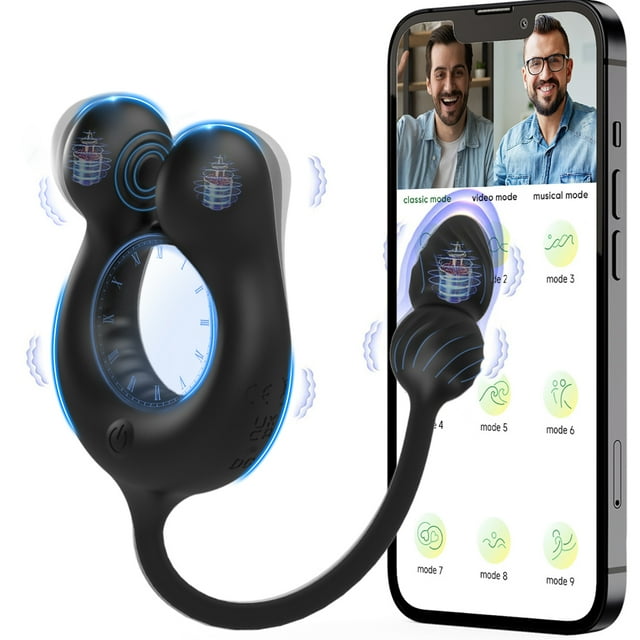 Birdsexy Penis Ring Vibrator Anal Plug For Men App Control Delay