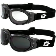 Birdz Wing Goggles Smoke Lens Skydiving Extreme Sports 100% UV ...