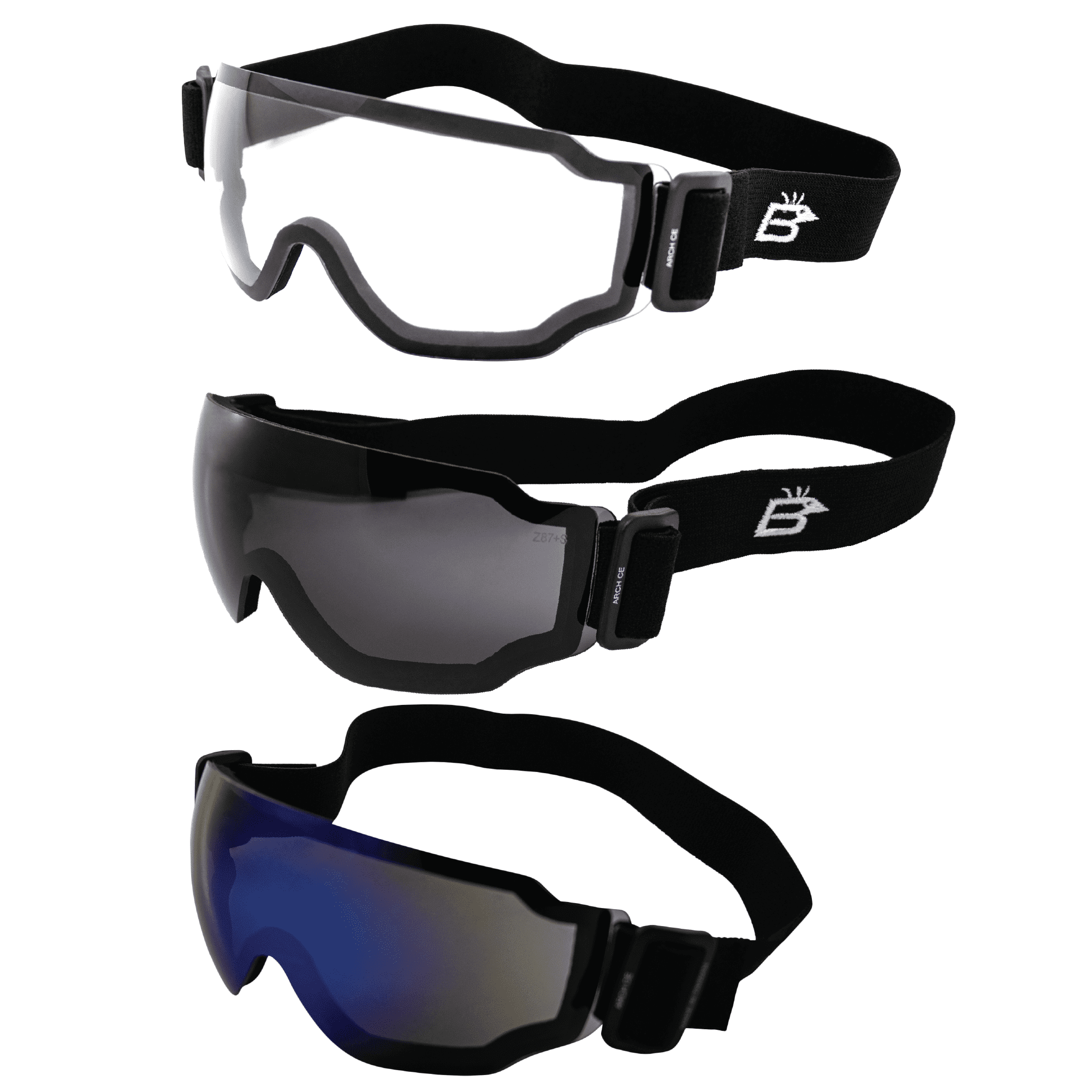 Anti-fog Goggles Birdz - Anti-Fog Motorcycle & Ski Goggles With Blue ...
