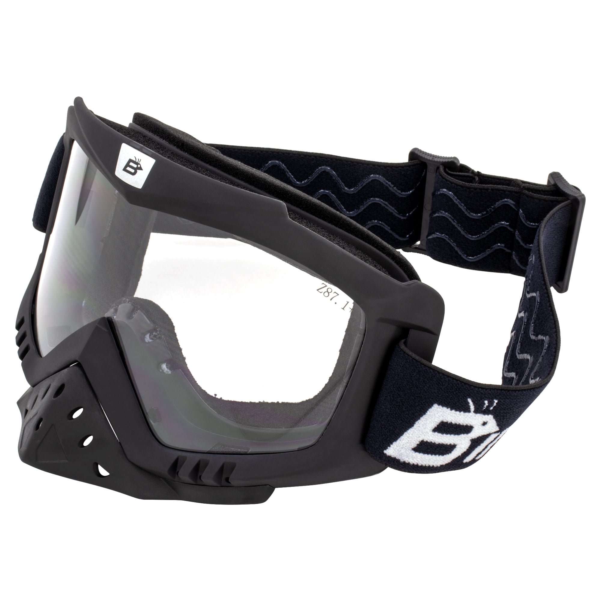 Birdz Eyewear Toucan Motorcycle ATV UTV Motocross Ski Padded Goggles ...