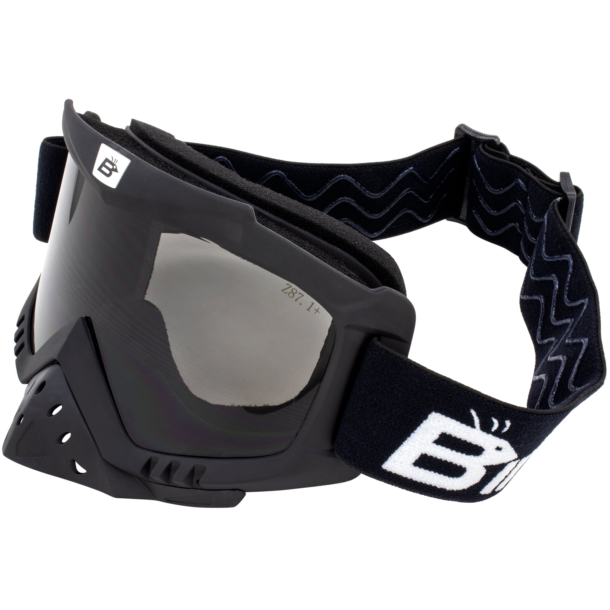 Birdz Eyewear Toucan Motorcycle ATV UTV Motocross Ski Padded Goggles ...