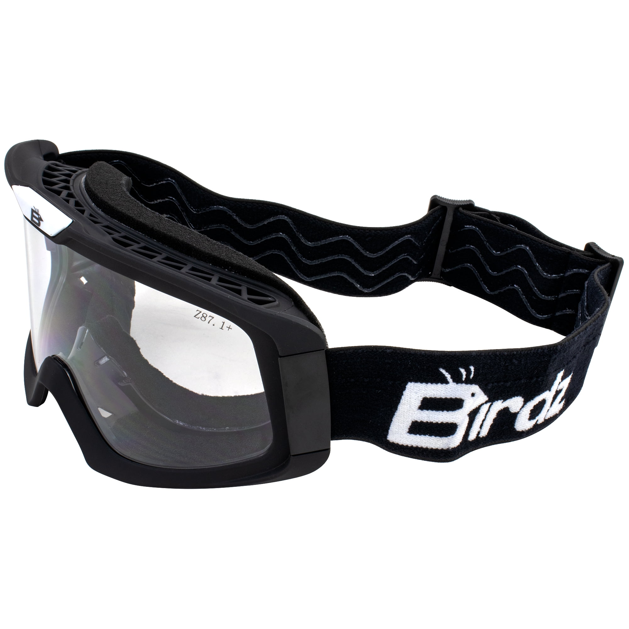 Birdz Eyewear Pelican OTG Goggles, Black, Shatterproof TPU Frame, UV400 ...