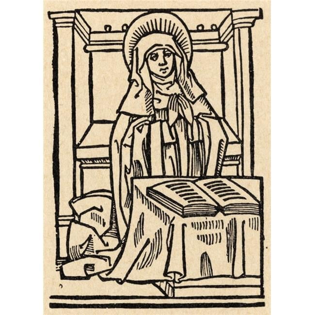 Birgitta Birgersdotter, 1303 Poster Print, 24 x 34 - Large - Walmart.com