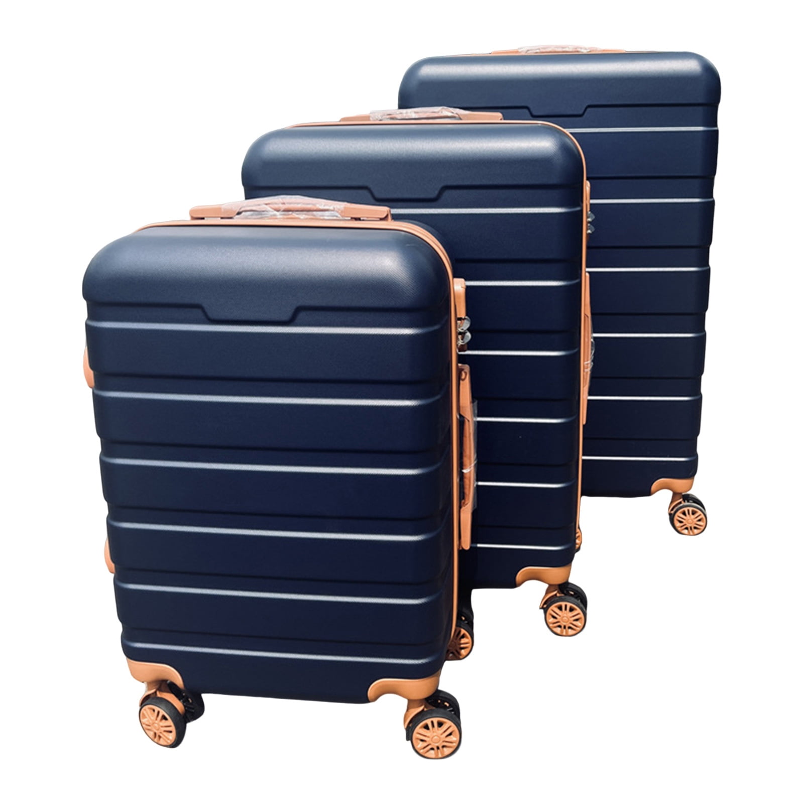 Birinta 3 Piece Hardside suitcase Premium Hard Shell Luggage Set ...