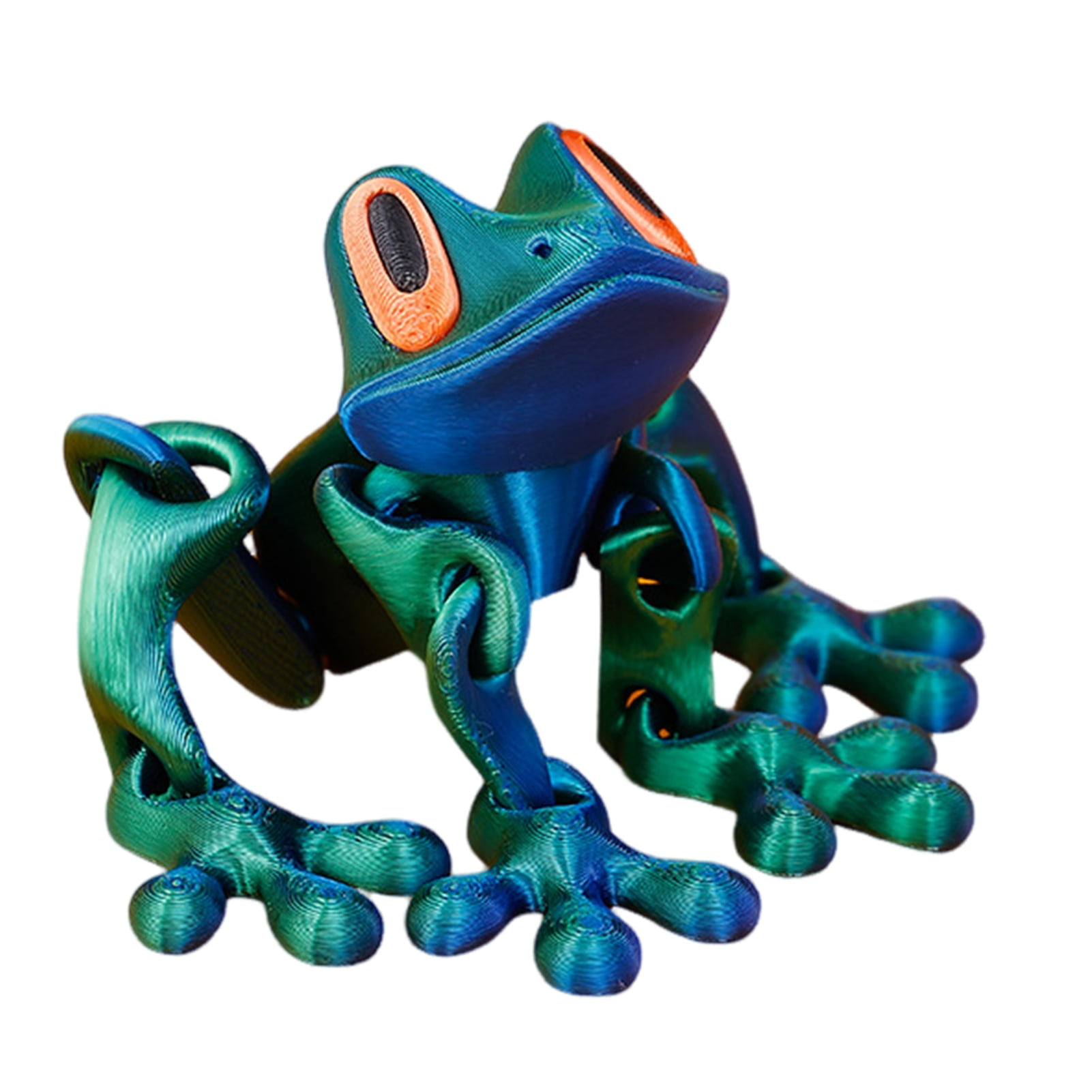 Birinta Movable Magnetic Frog Figure – 3D Printed Articulated Animal ...