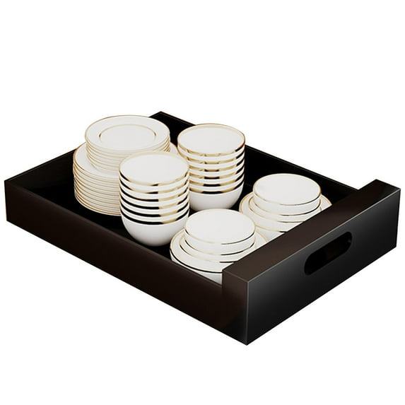 Birinta Pull Out Cabinet Organizer Drawer Carbon Steel Shelves Smooth ...