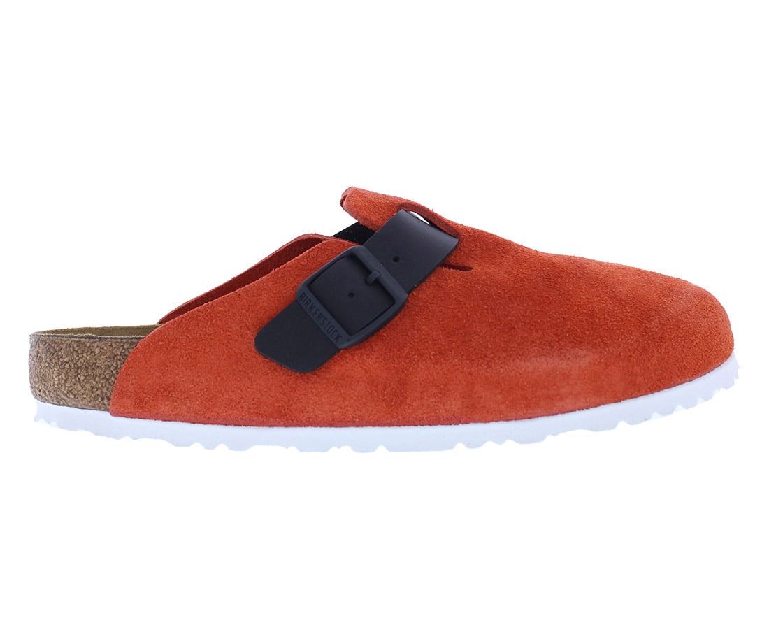 Birkenstock Boston BS Suede Narrow Unisex Shoes Size 11, Color: Tomato ...