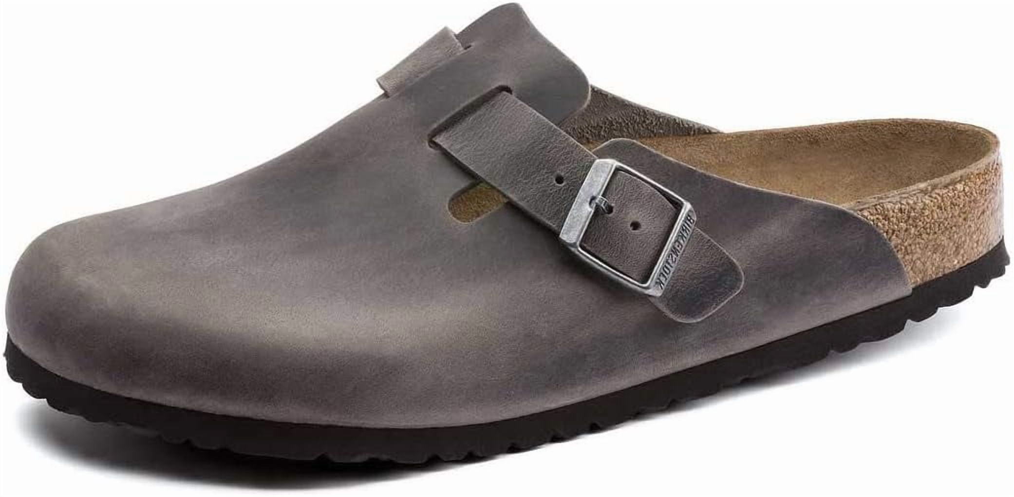 Birkenstock Mens Boston Soft Footbed Iron Clog - 39 REG - Walmart.com