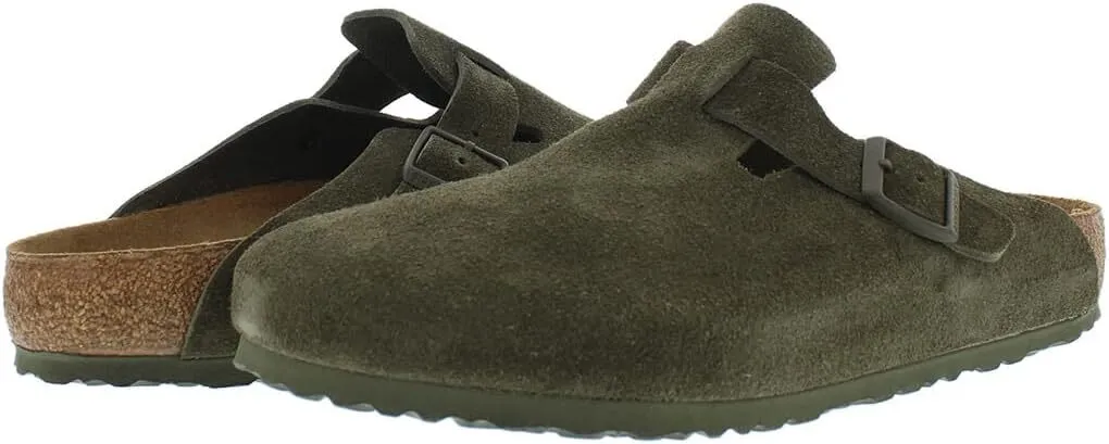 Birkenstock Women's Shoes Boston Suede Clog Mules 1024721 - Walmart.com